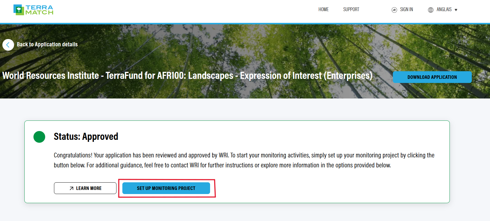 How to Create Your TerraMatch Project Profile – TerraMatch Help Center