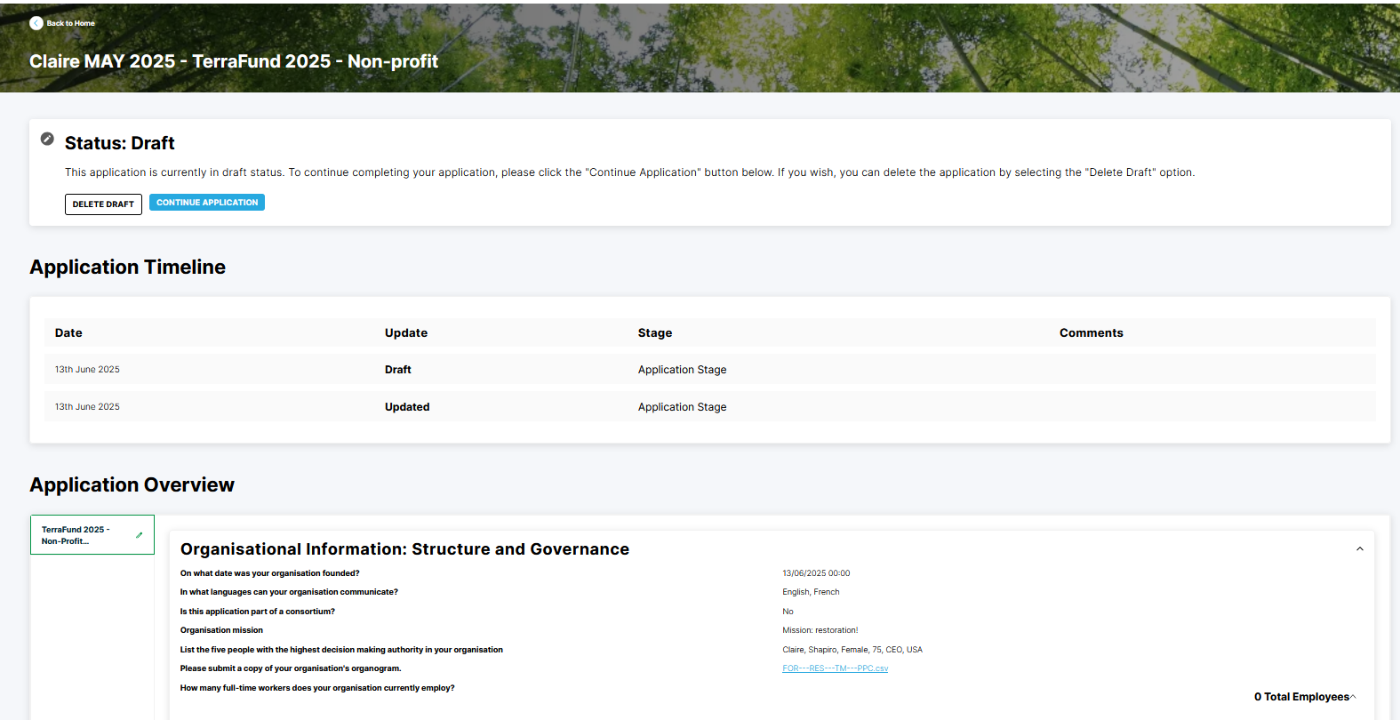 How to Submit Your Application for TerraFund 2025 Cohort – TerraMatch Help Center
