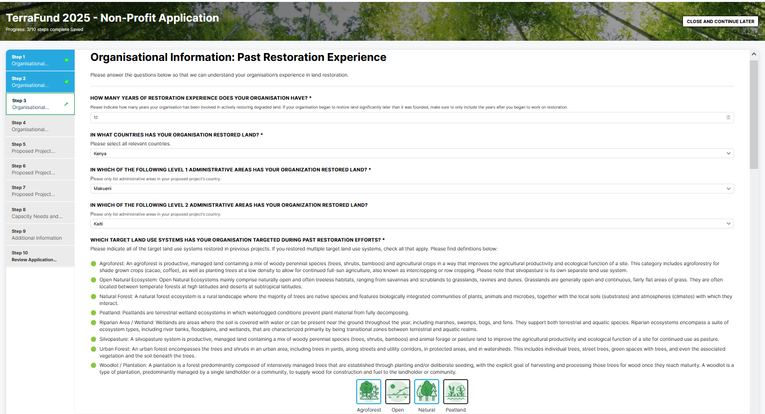 How to Submit Your Application for TerraFund 2025 Cohort – TerraMatch Help Center