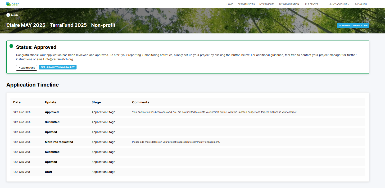 How to Submit Your Application for TerraFund 2025 Cohort – TerraMatch Help Center