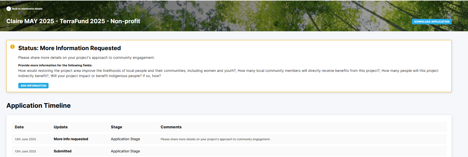 How to Submit Your Application for TerraFund 2025 Cohort – TerraMatch Help Center